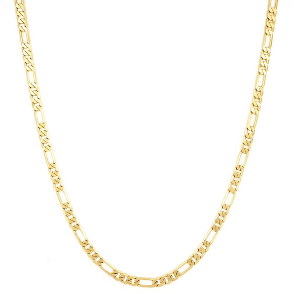 TB CHAIN COLLECTION | Accessories | New 5mm 4k Gold Plated Figaro Chain ...